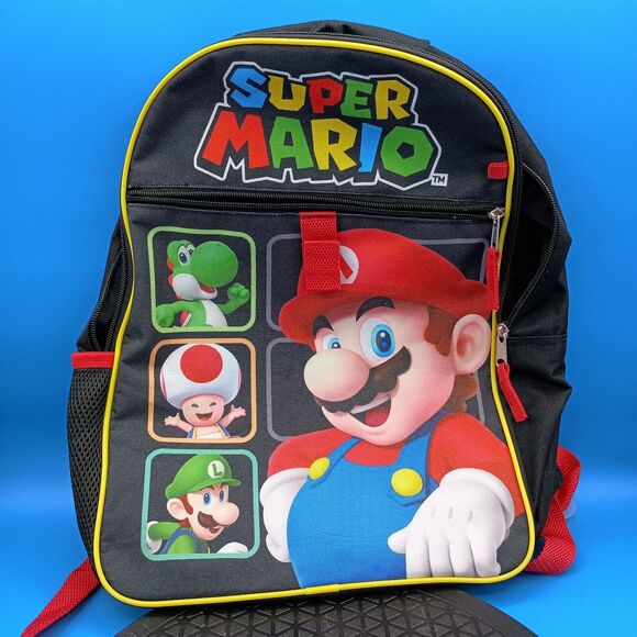 Mario | Accessories | 223 Super Mario Luigi Yoshi Toad Backpack | Poshmark